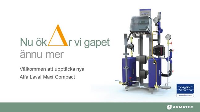 Ny fjärrvärmecentral pressar ned returtemperaturen - Armatec AB